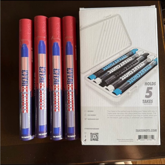 take a shot | Other | Takeshots 4 Shot Glass Set With Tavel Case ...